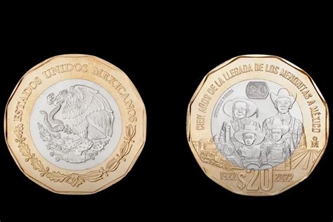 Nueva moneda de 20 pesos es presentada por el Banco de México