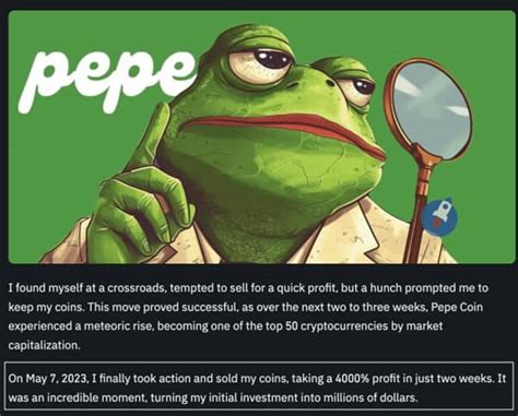 This Trader Became A Millionaire By Investing In Pepe Can Wall