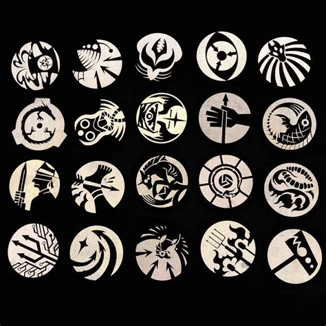 SCP Foundation Mobile Task Force Logo Reflective Patches MTF Nine