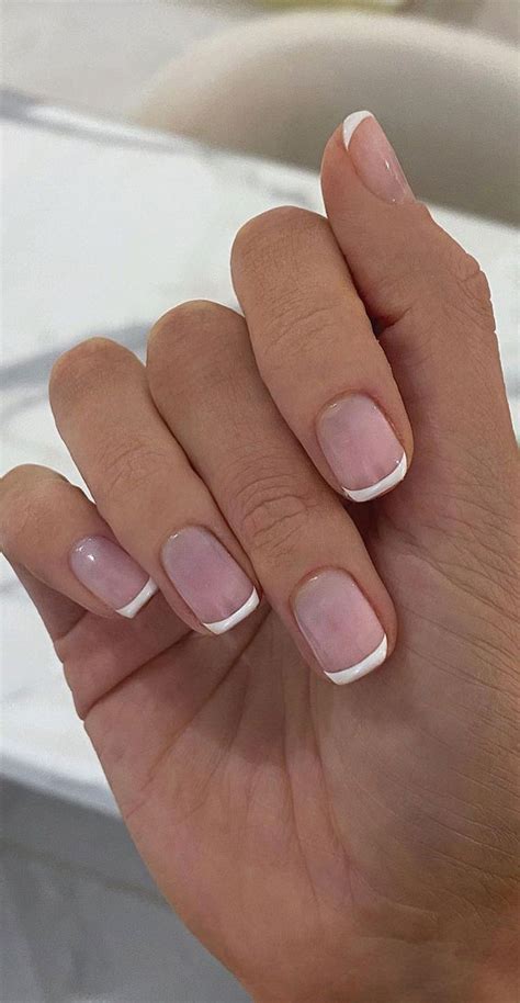 40 Awesome Spring Nail Ideas 2023 Micro French Tip Nails