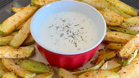 Chayote Estilo Papas Fritas Con Aderezo Bajo En Carbohidrato Keto