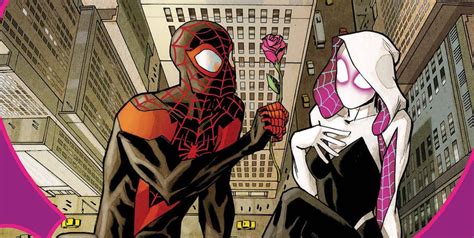 Spider Gwen And Miles Moraless Mutual Spidey Crush Is Now Canon Inverse