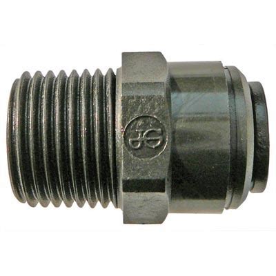 Straight Adaptor Metric BSPT Male Thread Glamair Supplies