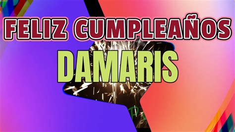 Feliz Cumpleaños Damaris Versión Rock YouTube
