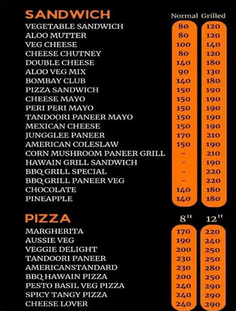 Menu Of Hot Stuff Bbq Prahlad Nagar Ahmedabad