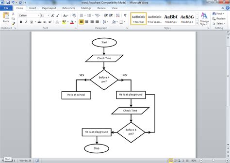 Best How To Draw A Flowchart In Word The Ultimate Guide Howtodrawgrass1