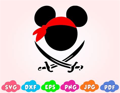 Mickey Mouse Pirate SvgMickey Pirate SvgMickey Pirate Etsy