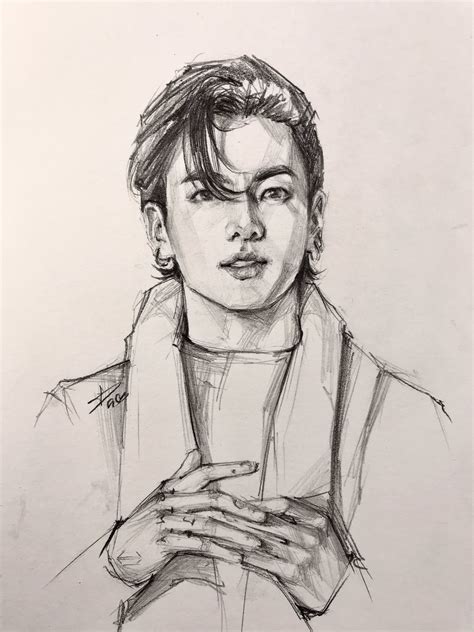 카나kana On Twitter Jungkook Fanart Bts Drawings Kpop Drawings NBKomputer