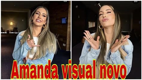 AMANDA BBB23 APARECE DE VISUAL NOVO BELÍSSIMA AMANDA MEIRELLES