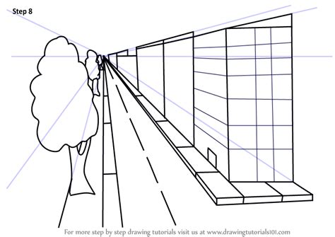 How To Draw One Point Perspective Buildings One Point Perspective