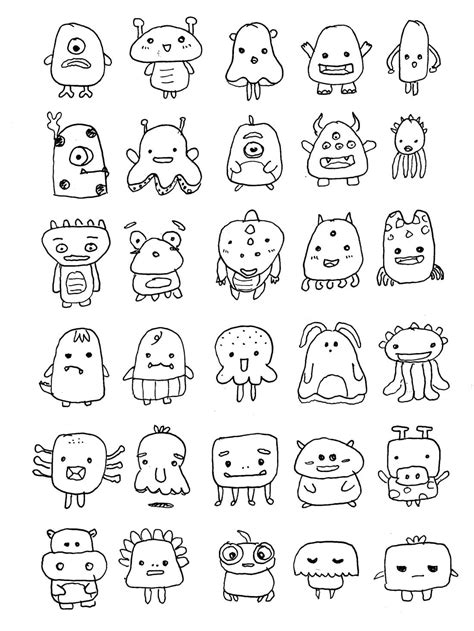 Dibujos De Monstruos Para Colorear 100 Disegni Da Colorare