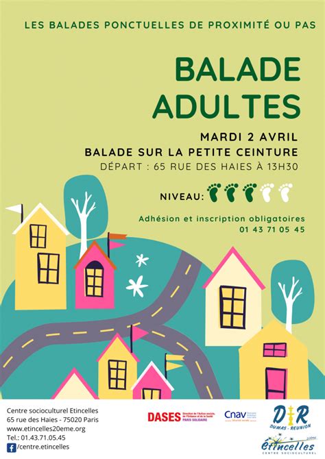 Balade Adulte Séniors Centre socioculturel EtincellesCentre