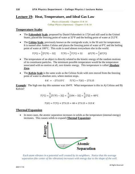 PDF Lecture 19 Heat Temperature And Ideal Gas Law DOKUMEN TIPS