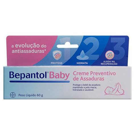 Creme Preventivo De Assaduras Bepantol Baby 60G Creme Pomada Para