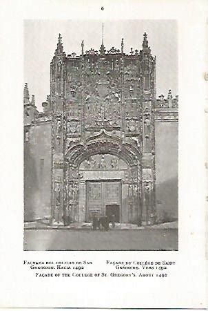 LAMINA 2195 VALLADOLID Fachada Del Colegio De San Gregorio Von M