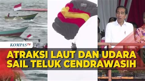 Jokowi Terkagum Saksikan Atraksi Laut Dan Udara Di Sail Teluk