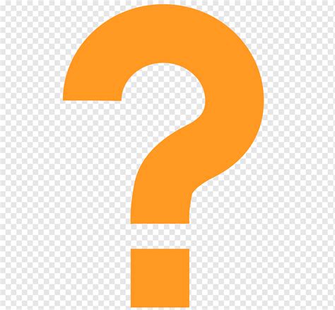 Orange Question Mark Icon