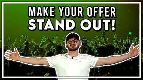How To Make Your Offer STAND OUT In A Crowd YouTube