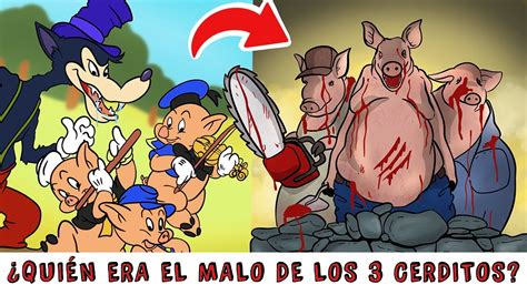 VERDADERA HISTORIA DE LOS 3 CERDITOS Draw My Life YouTube