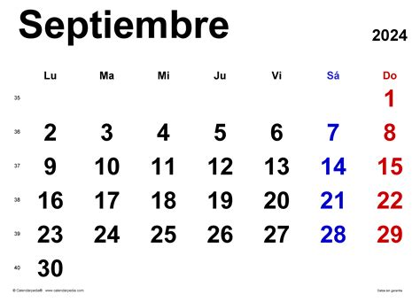 Calendario Septiembre 2024 Para Imprimir Pdf Daryn Lisbeth