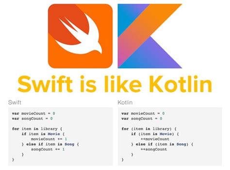 swift vs kotlin design patterns the area of mobile development is… by nikolay ashanin medium