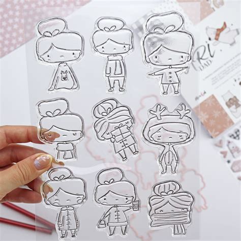 Set de sellos Ari Alúa Cid Scrapbooking