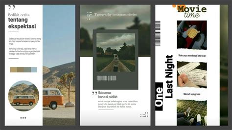 Tutorial Cara Membuat Instagram Story Typography Sederhana Ig