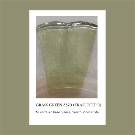 Pigmento Para Vidrio Cristal Grass Green Trasl Cido Gr