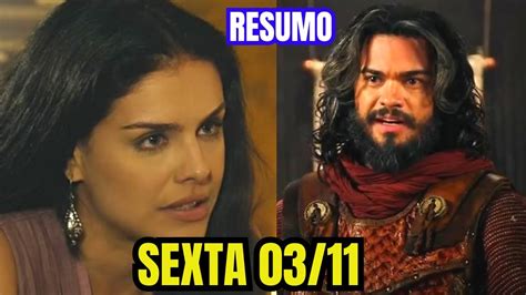 A TERRA PROMETIDA Capítulo de SEXTA FEIRA 03 11 23 Resumo de hoje da