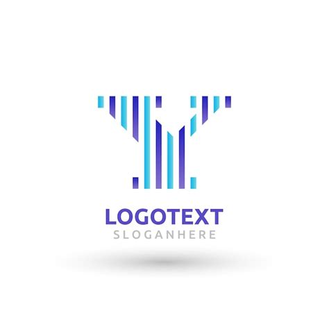 Logotipo De La Letra Y Vector Premium