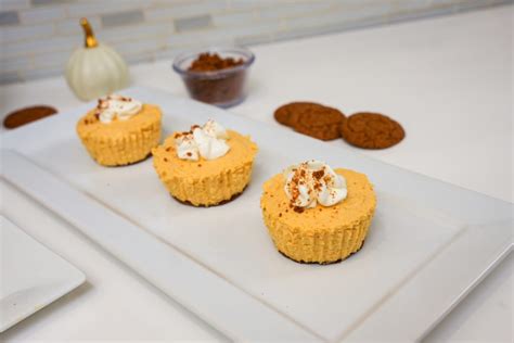 Mini No Bake Pumpkin Cheesecakes Chef Julie Yoon