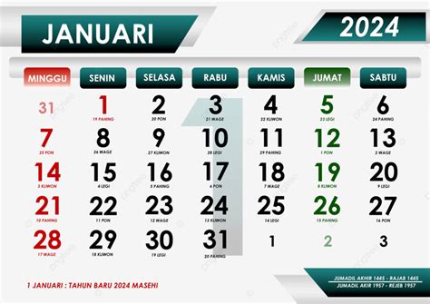 Kalender 2024 Lengkap Jawa Dan Hijriyah Image To U