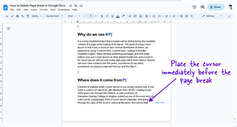 How To Delete Page Break In Google Docs 6 Easy Steps