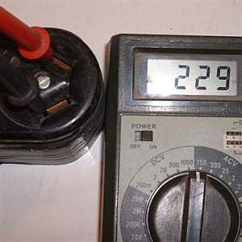 How To Use Multimeter To Check Dryer Outlet
