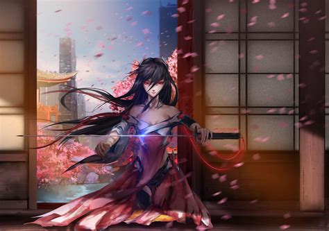 Tổng hợp 72 ảnh anime nữ cầm kiếm katana mới nhất Go Ahead