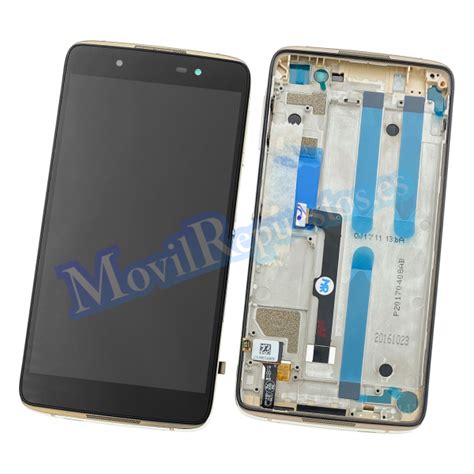 Pantalla Completa Original Con Marco Lcd Y T Ctil Para Alcatel Idol