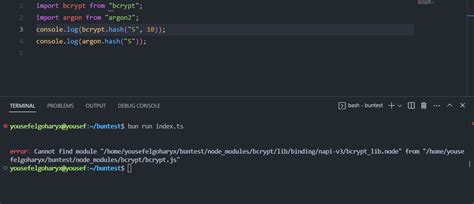hashing packages don t work [argon2 bcrypt] · issue 2550 · oven sh bun · github