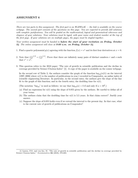 assignment 6