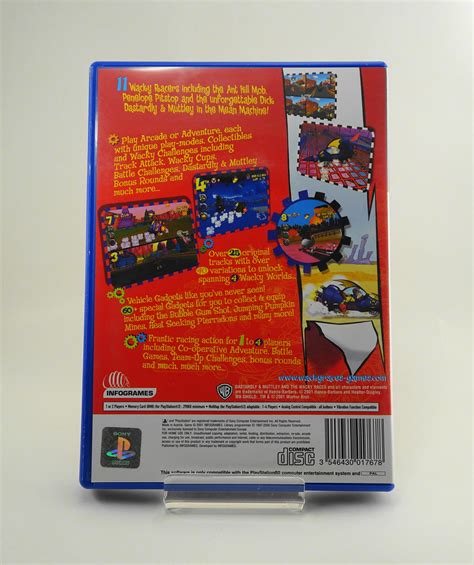 Wacky Races Starring Dastardly Muttley PS2 SpilTema