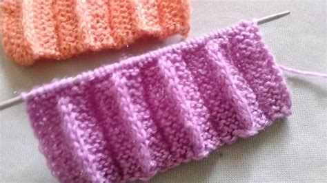 Super Easy Reversible Only Row Repeat Knitting Pattern Youtube