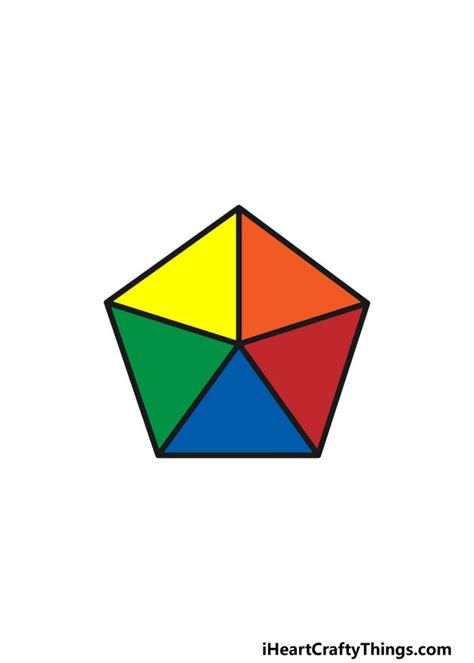 pentagon drawing how to draw a pentagon step by step