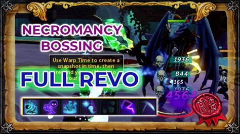 Bossing With Full Revolution Necromancy RS3 Testing Revo Bar Guide