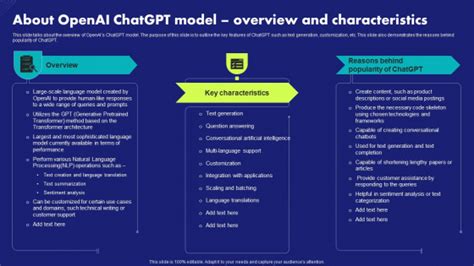 about openai chatgpt model overview and characteristics chat generative pre trained template pdf