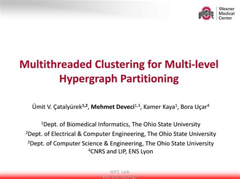 ppt multithreaded clustering for multi level hypergraph partitioning powerpoint presentation