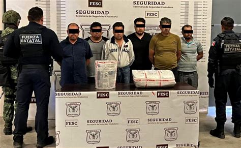 Arrestan a seis sujetos en posesión de 28 kilos de metanfetamina en