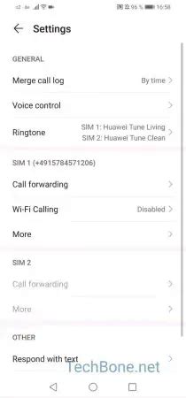 How To Enable Or Disable Wi Fi Calling Huawei Manual Techbone