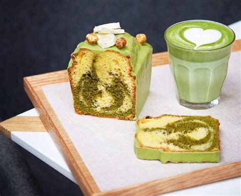 Cake marbré matcha et chocolat blanc Le blog d UMAMI Paris