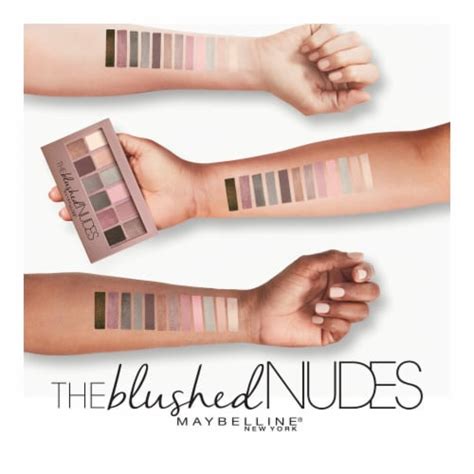 Maybelline The Blushed Nudes Eyeshadow Palette 06 0 34 Oz Smiths