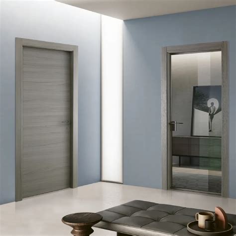 Porta Per Interni Grafite Ghianda Glass 111G Bertolotto