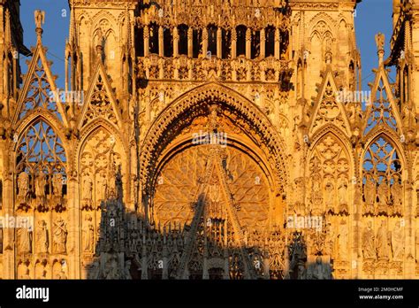 France Seine Maritime Rouen The Notre Dame Cathedral Stock Photo Alamy